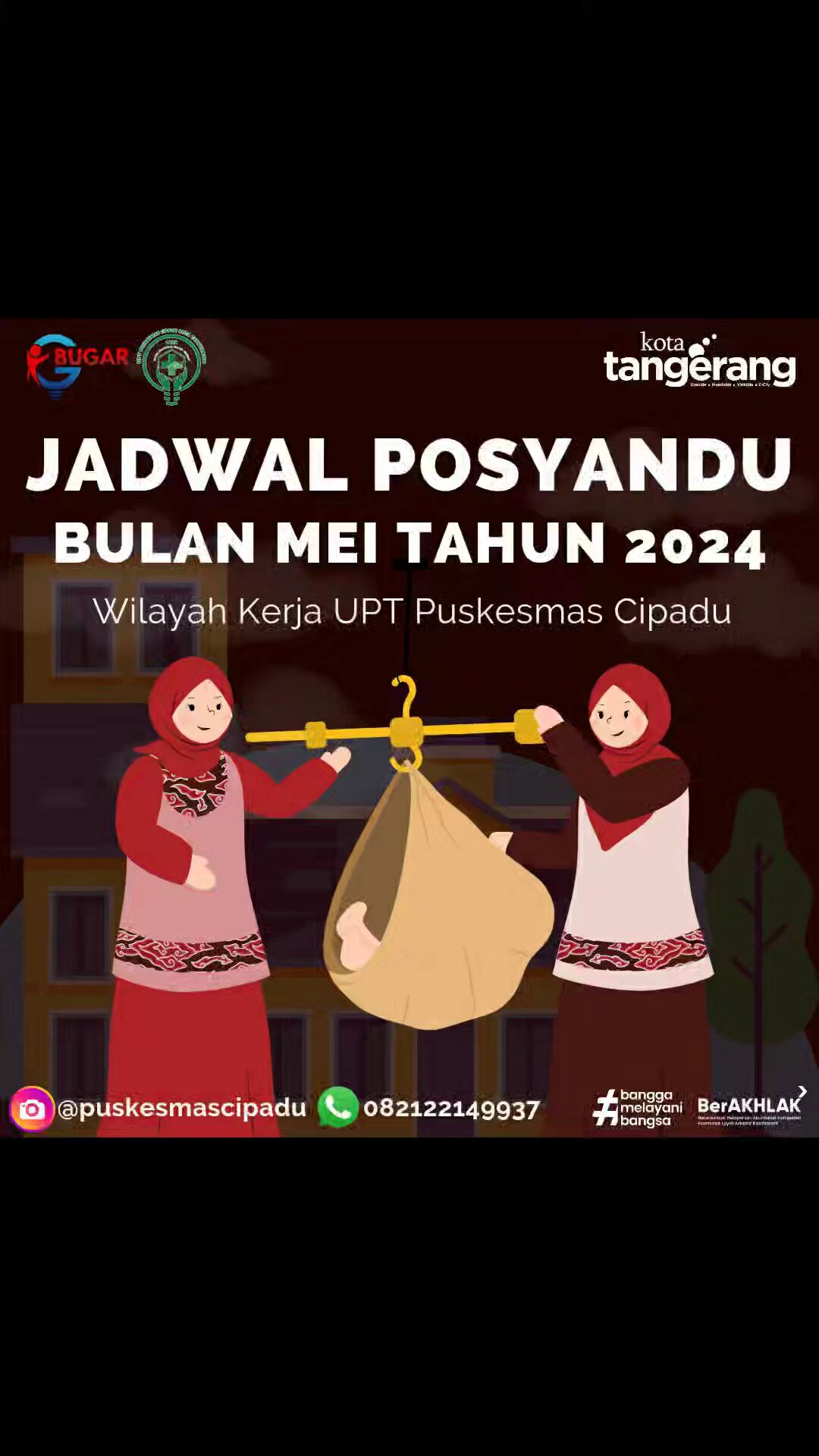KEC LARANGAN | Jadwal Posyandu Bulan Mei di Wilayah Kerja Puskesmas Cipadu